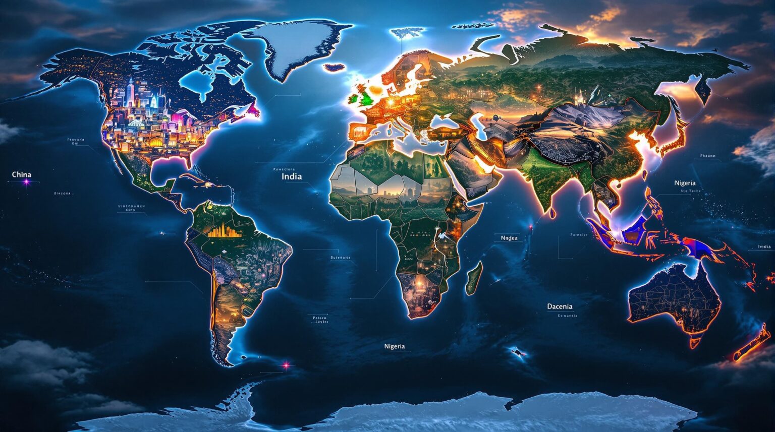 Top Largest Continents by Land Area - Topo Streets