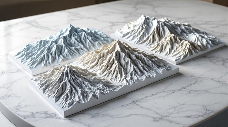 Top 10 Raised Relief Maps of Mountain Ranges - Topo Streets
