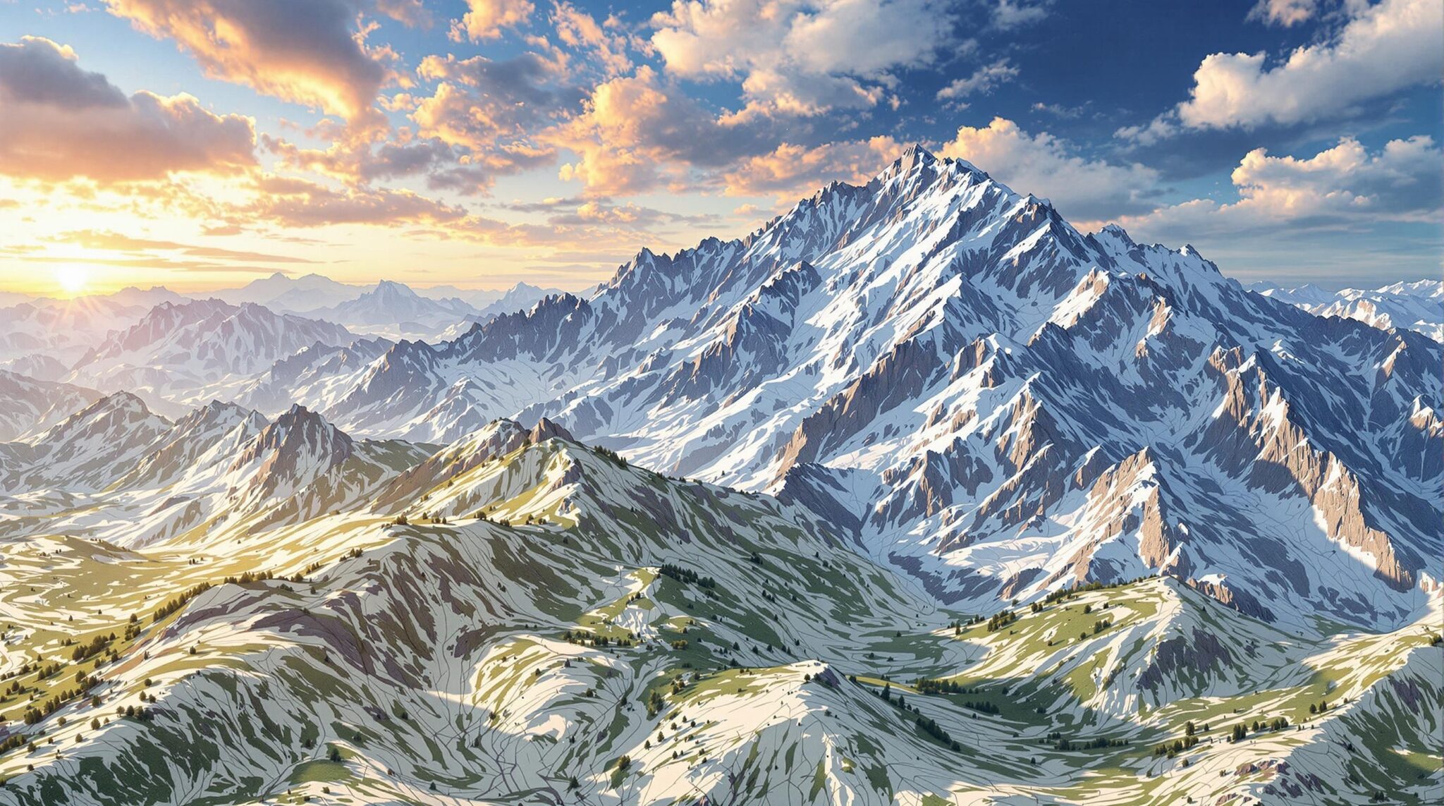 Top 10 Topographic Map Sheets of Mountain Ranges - Topo Streets